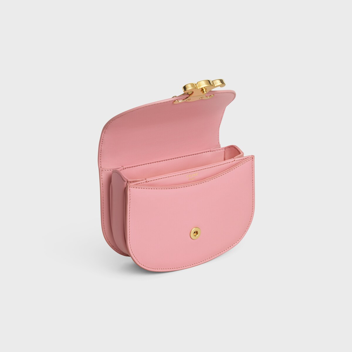 MINI BESACE CLEA IN SHINY CALFSKIN - ROSE | CELINE