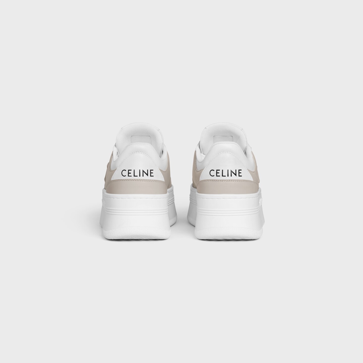 CELINE - BLOCK SNEAKER WITH TRIOMPHE IN CALFSKIN - | CELINE
