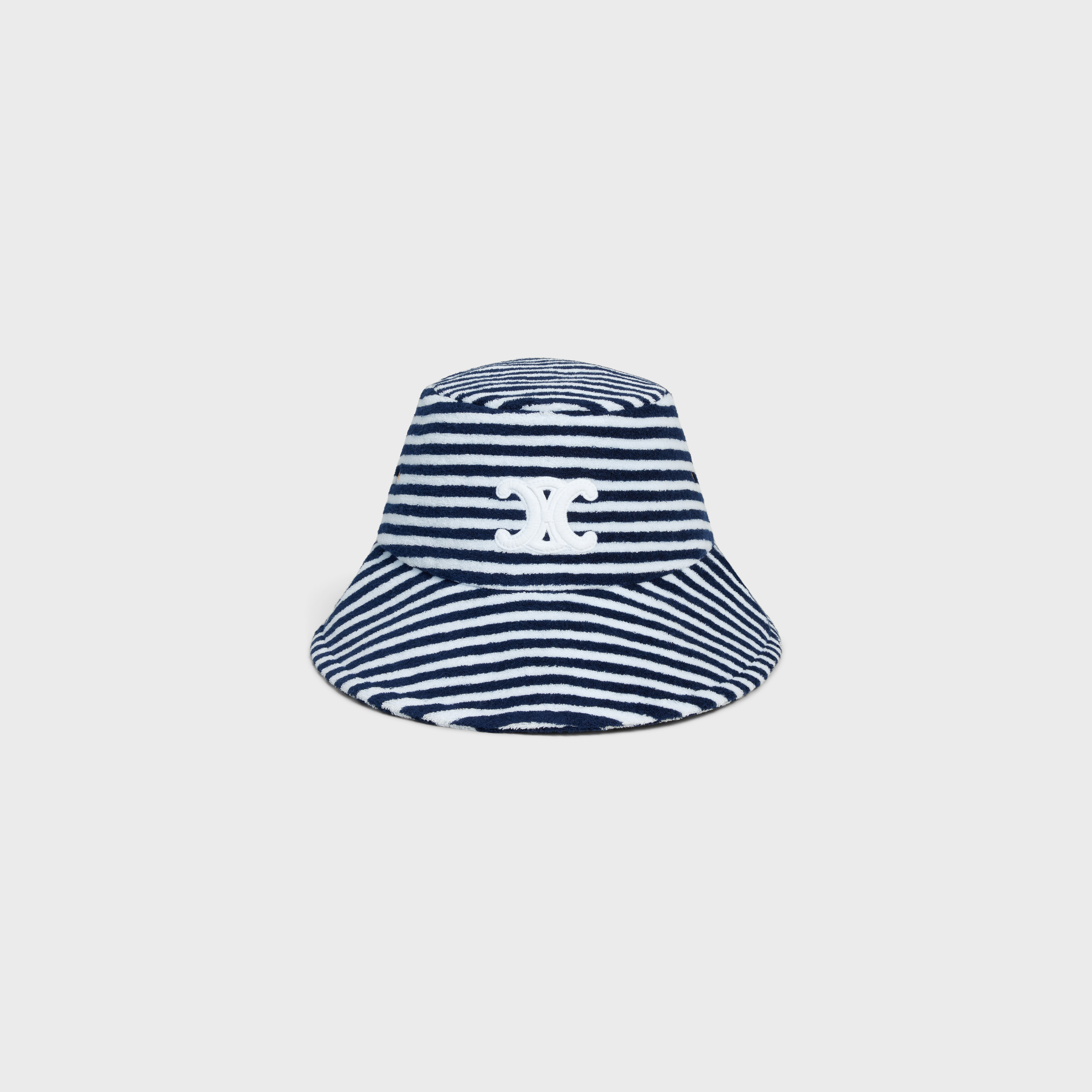 bob triomphe EN coton éponge - NAVY/ECRU | CELINE