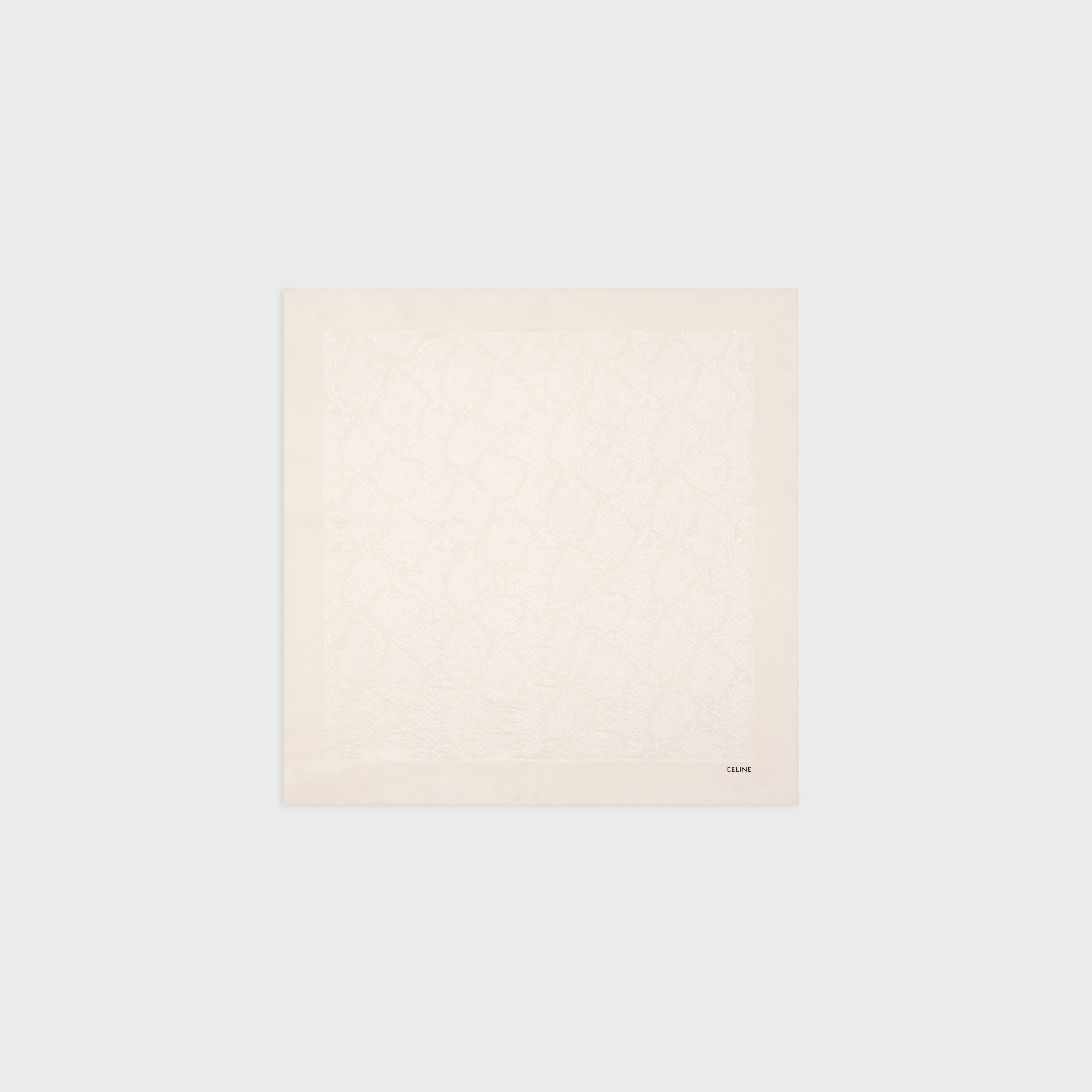 bandana in silk jacquard - VANILLA | CELINE