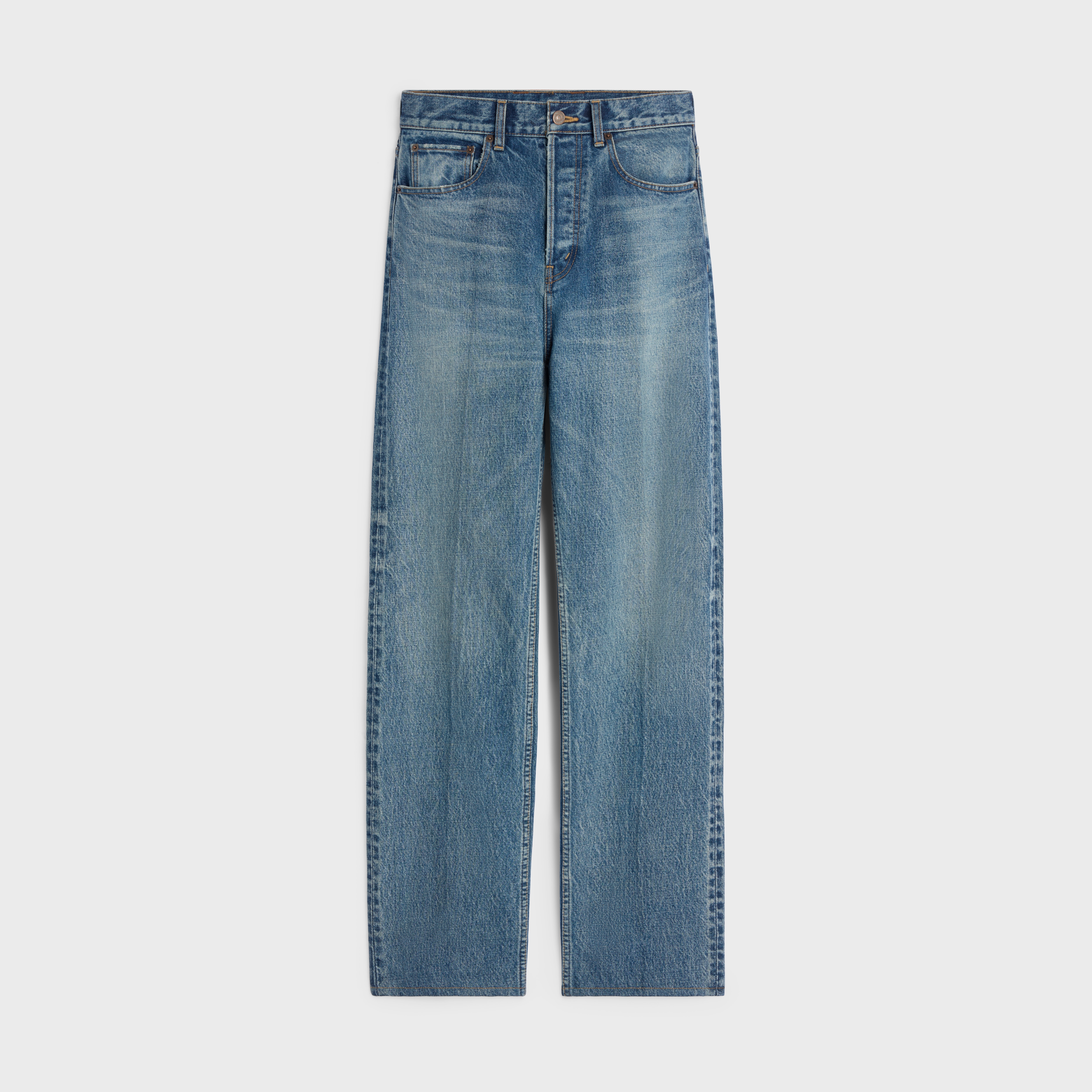 jeans boyfriend 001 denim coton - VIVIENNE GLASS | CELINE