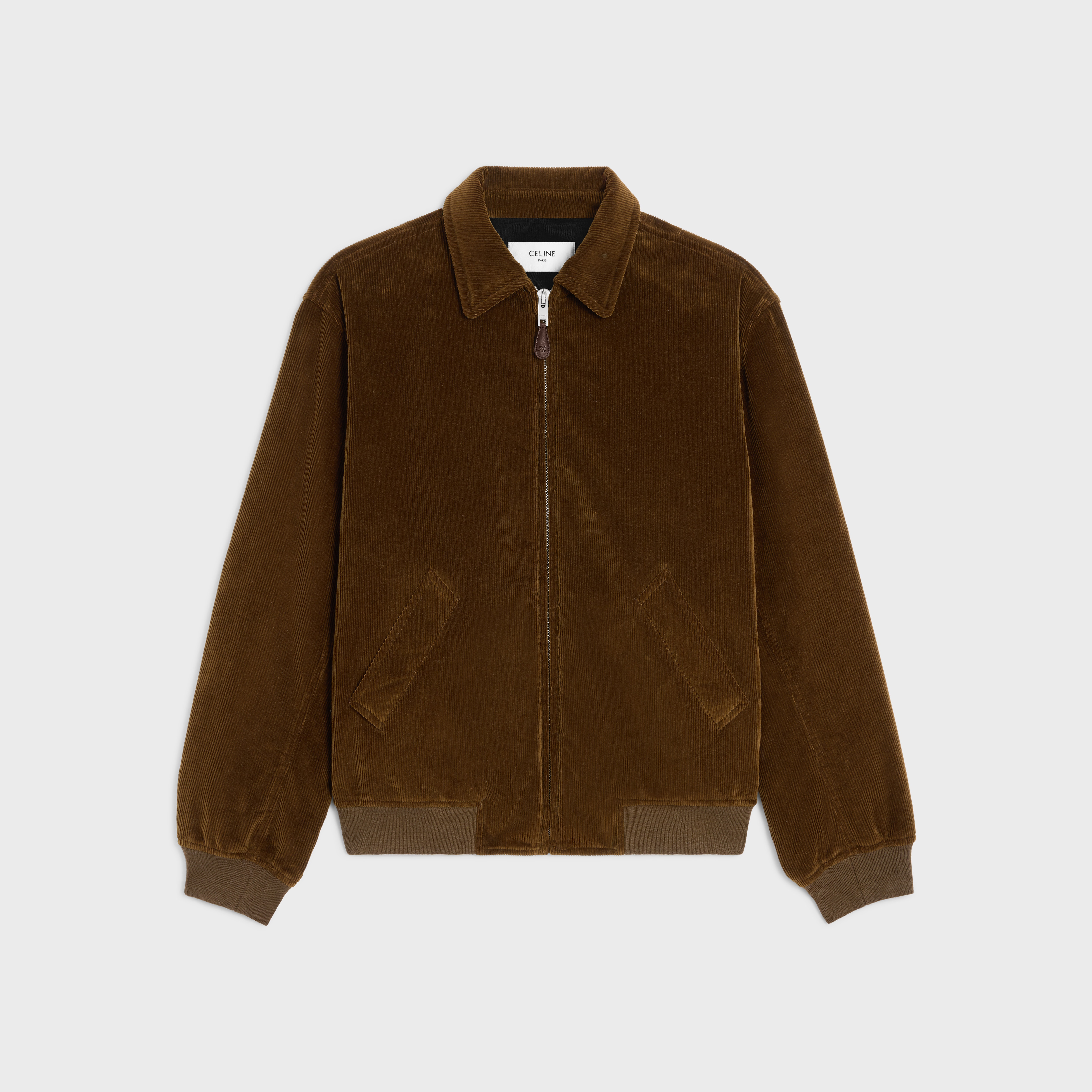 bomber jacket IN CORDUROY - TAN | CELINE
