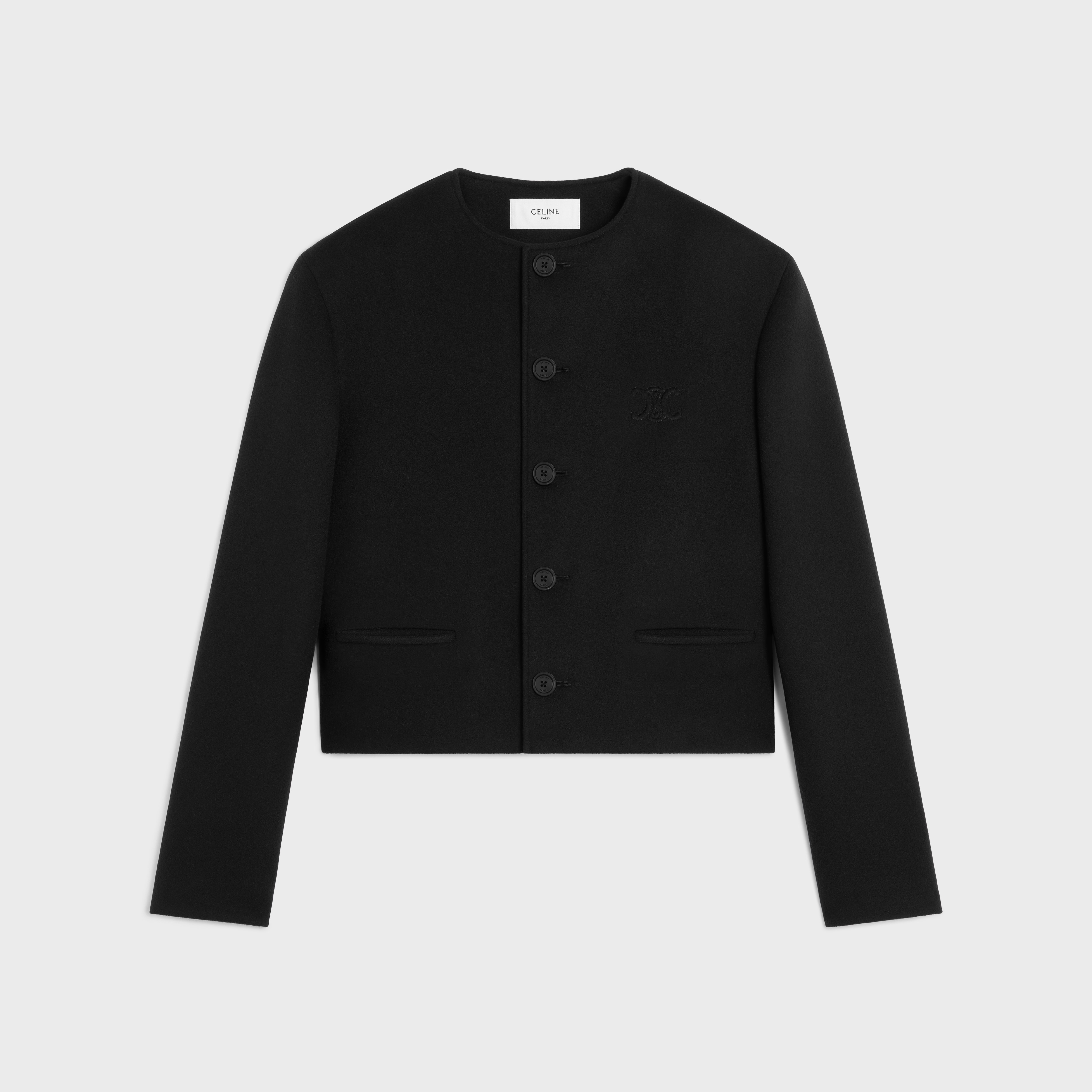 veste cardigan Drap de laine - Noir | CELINE