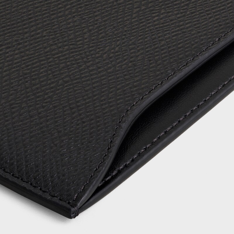 Tablet sleeve in Grained Calfskin - Black | CELINE