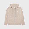 TRIOMPHE HOODED SWEATER IN SEAMLESS CASHMERE - OATMEAL | CELINE