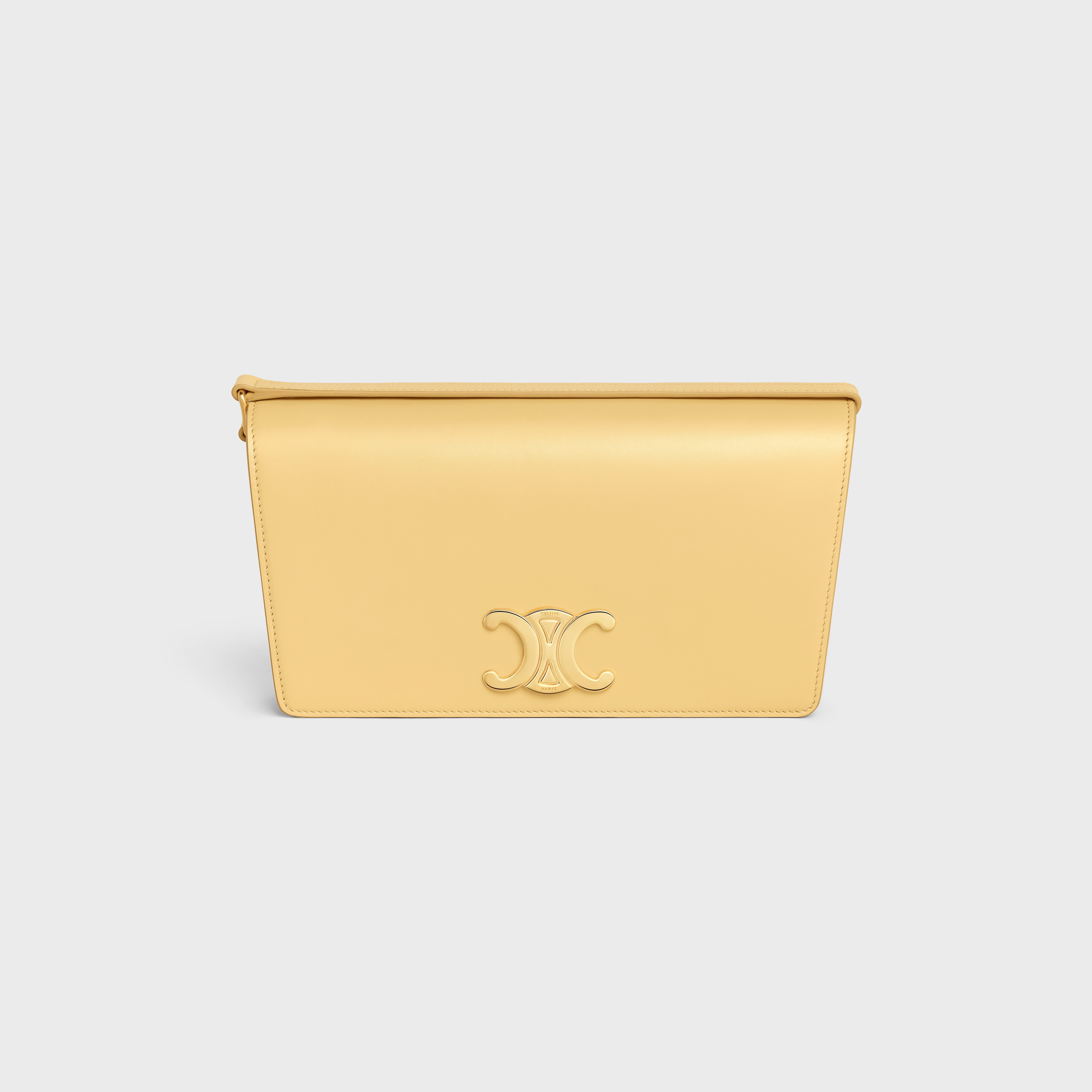 TRAPEZE TRIOMPHE BAG in shiny calfskin - POLLEN | CELINE