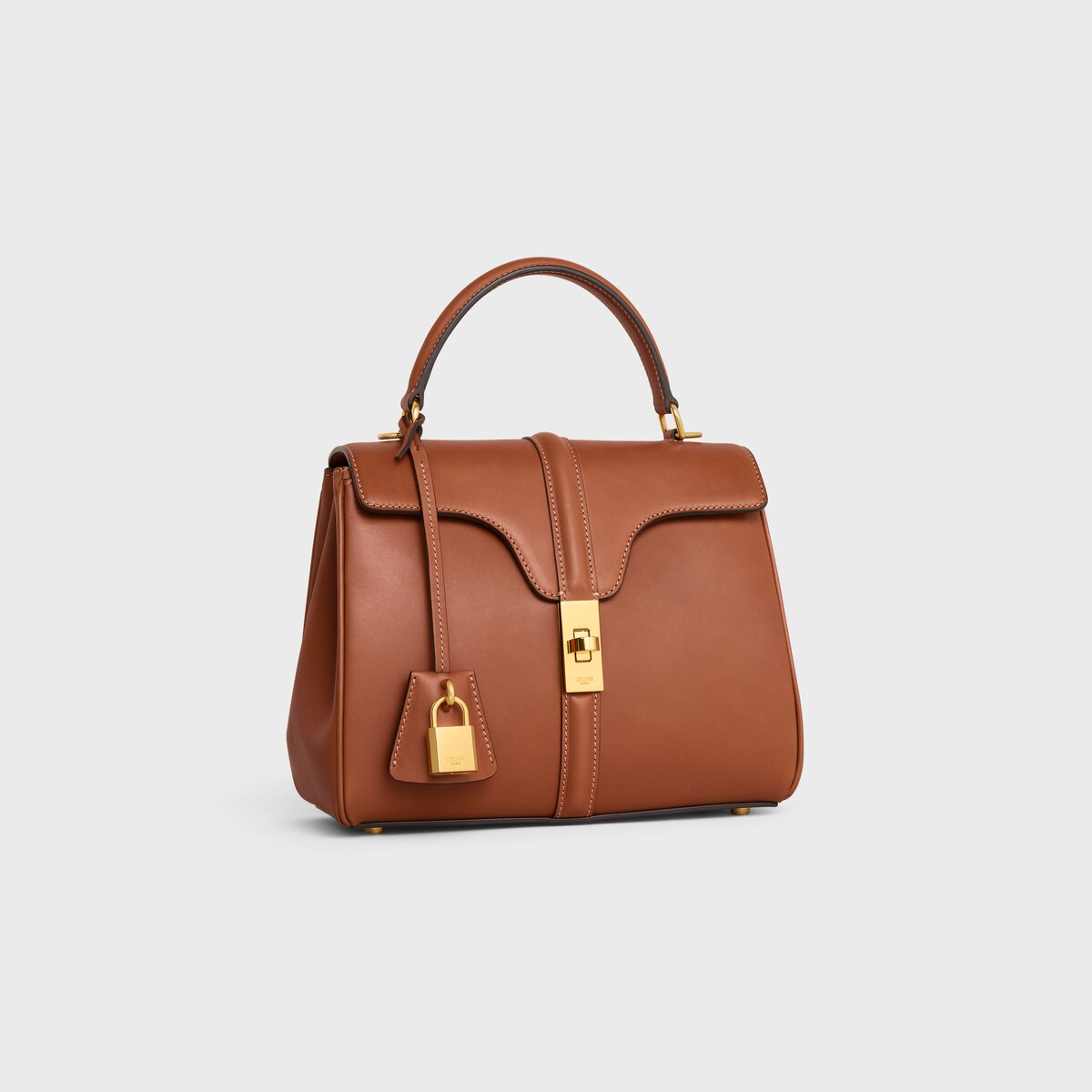 SMALL 16 BAG IN NATURAL CALFSKIN - TAN | CELINE