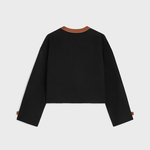 CARDIGAN JACKET IN DOUBLE FACE CASHMERE - | CELINE