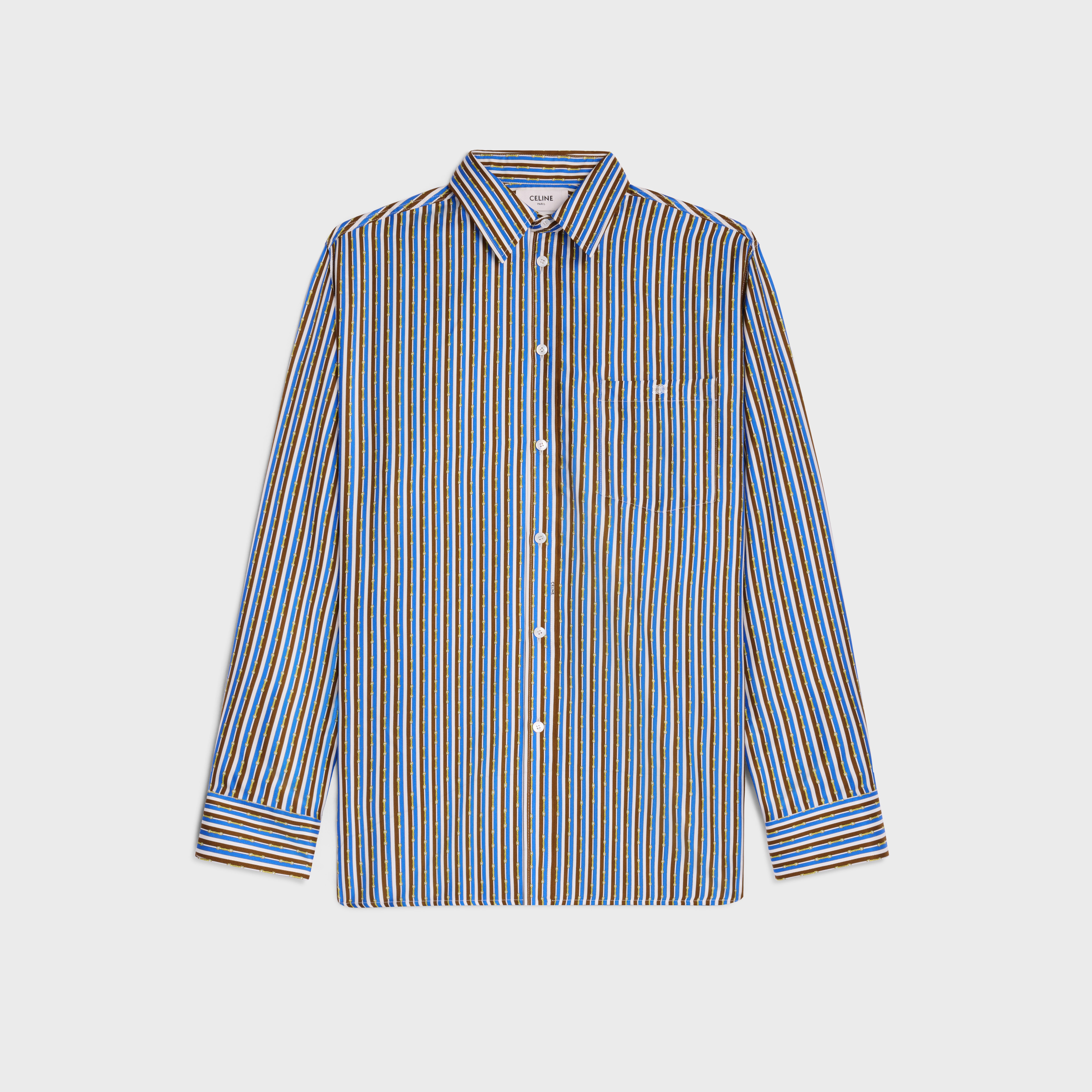 오버사이즈 셔츠 - 실크 트윌 - | CELINE | 셀린느