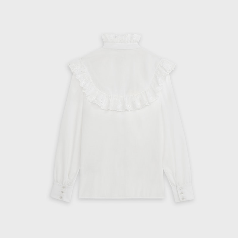 victorian blouse in cotton batiste - null | CELINE