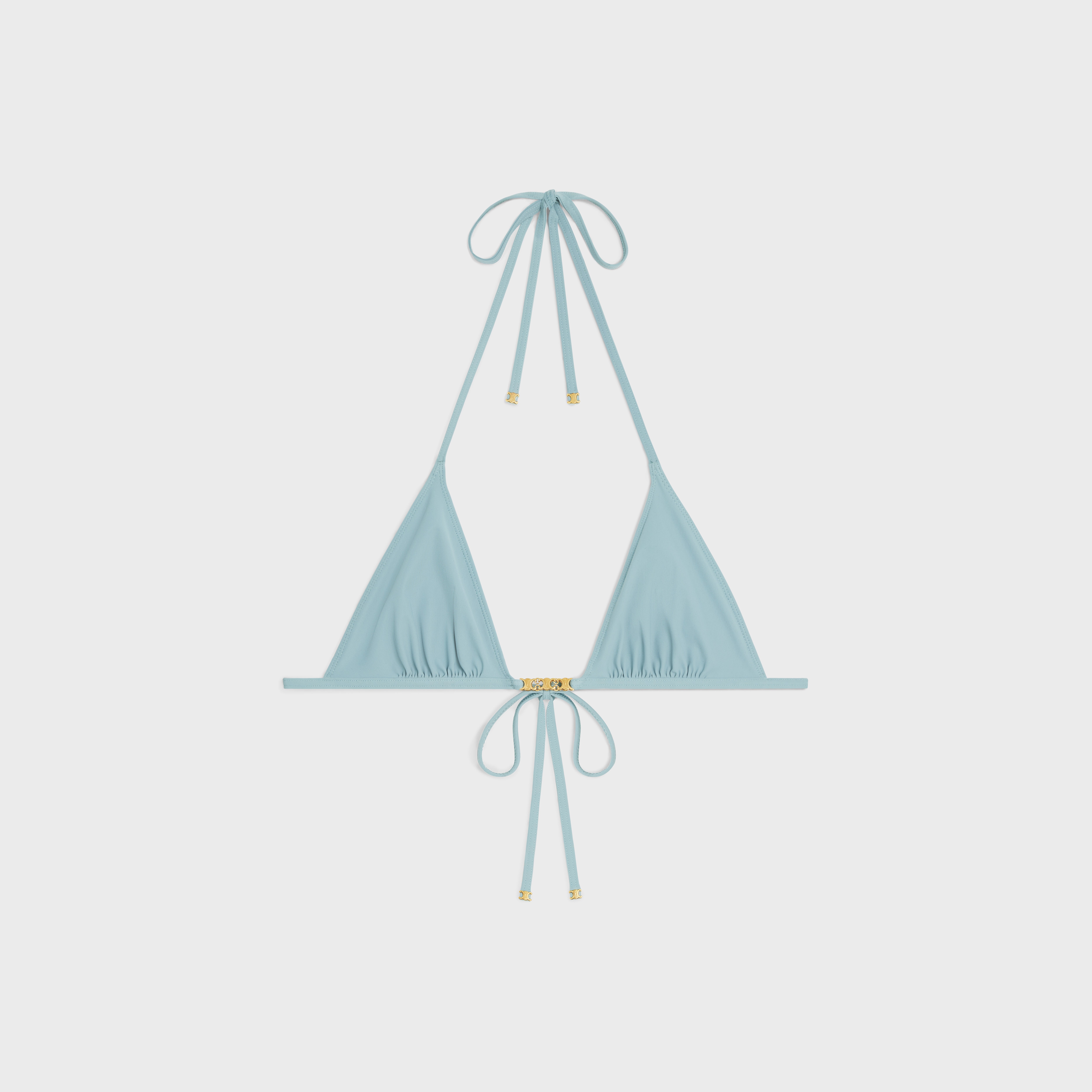 TRIOMPHE TRIANGLE TOP IN MATTE JERSEY - BLUE JEAN | CELINE