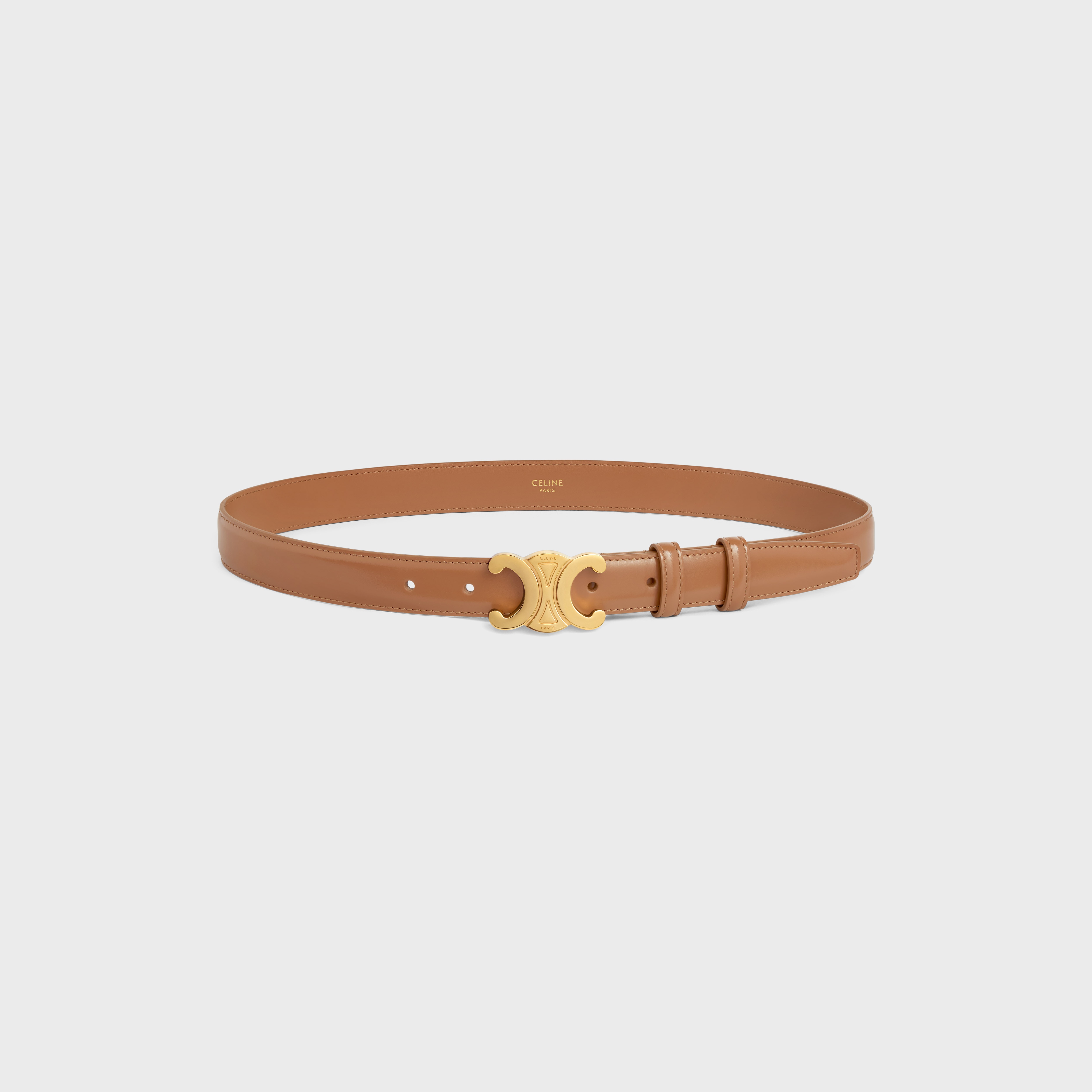 Triomphe Belt 25MM IN Taurillon Leather - BRONZE | CELINE