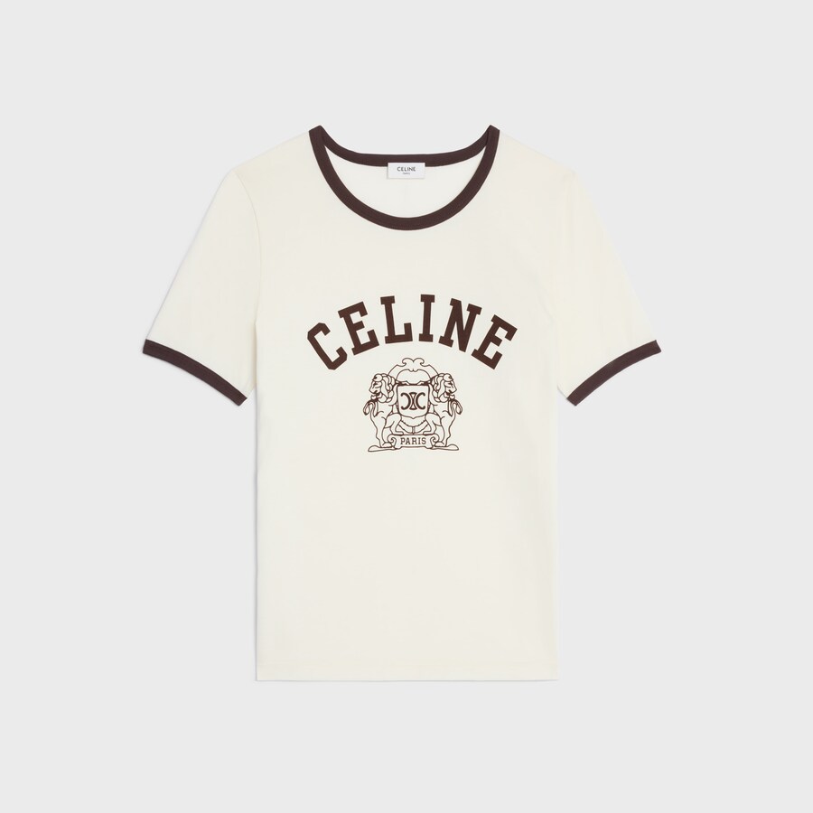 CELINE BLASON 70'S T-SHIRT IN COTTON JERSEY - | CELINE