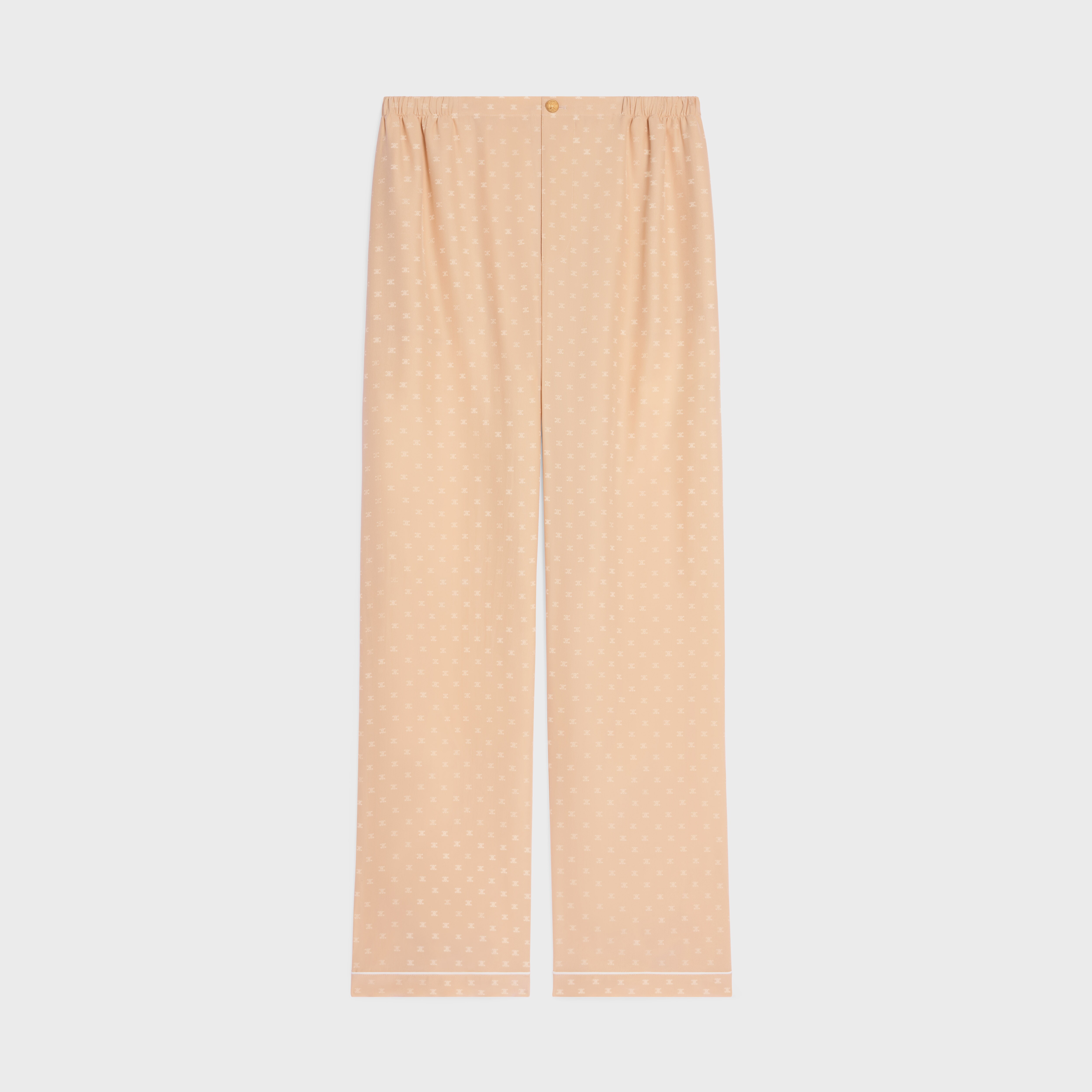 PAJAMA PANTS IN TRIOMPHE SILK - | CELINE