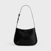 SHOULDER HOBO CELINE ALICE IN POROSUS CROCODILE - BLACK | CELINE