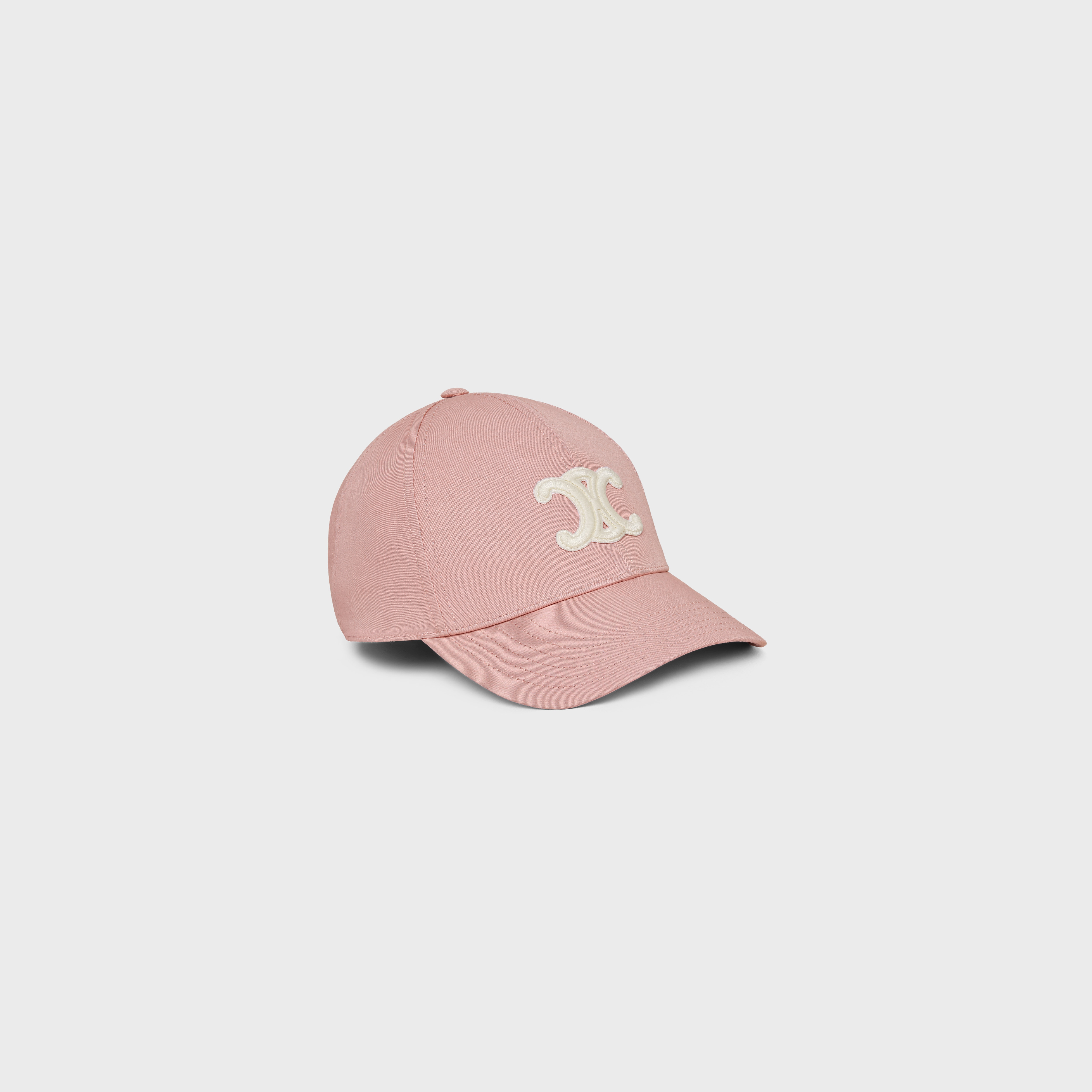 Cappello da baseball Triomphe in cotone - Rosa vintage | CELINE