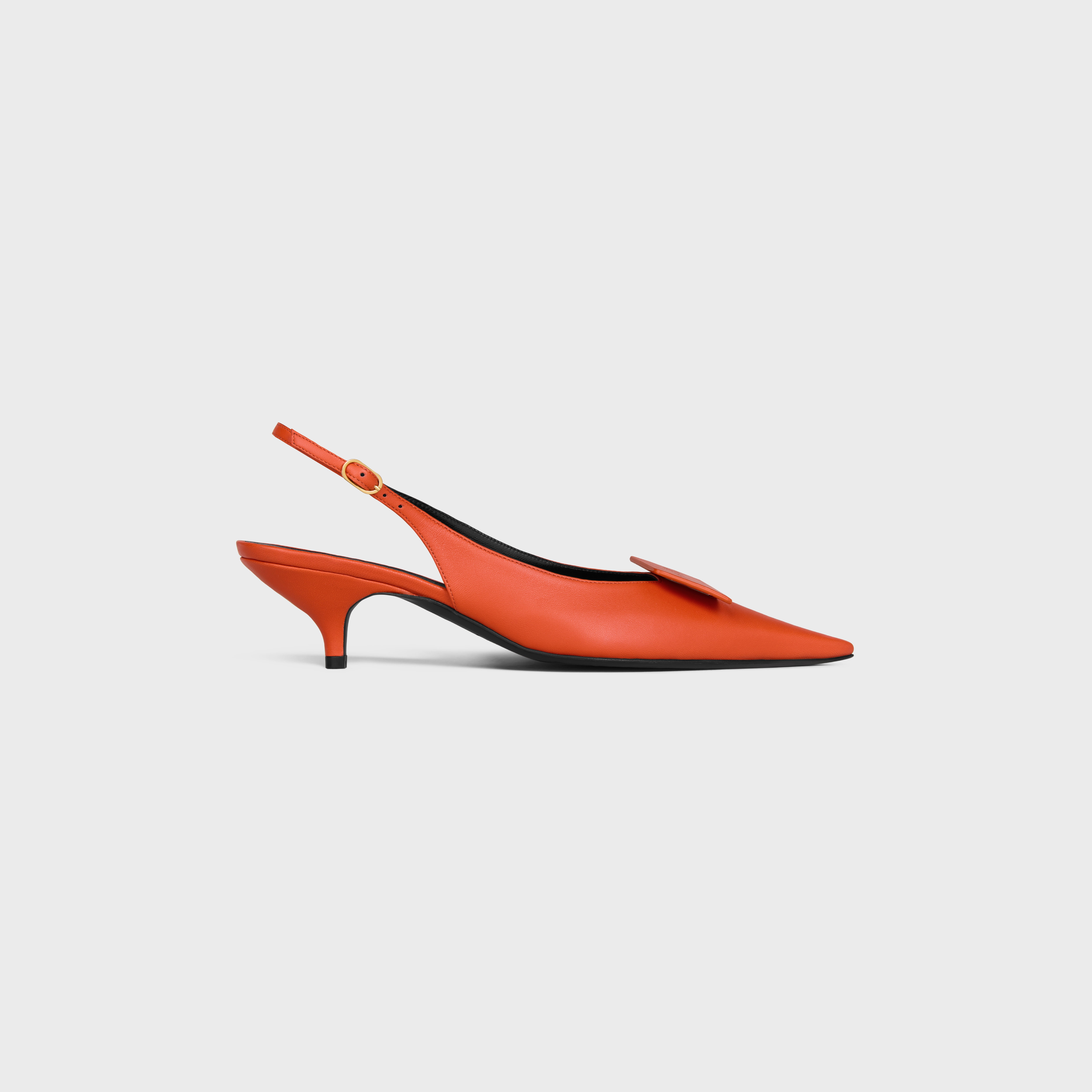 SIGNATURE SLINGBACK IN LAMBSKIN - Poppy | CELINE