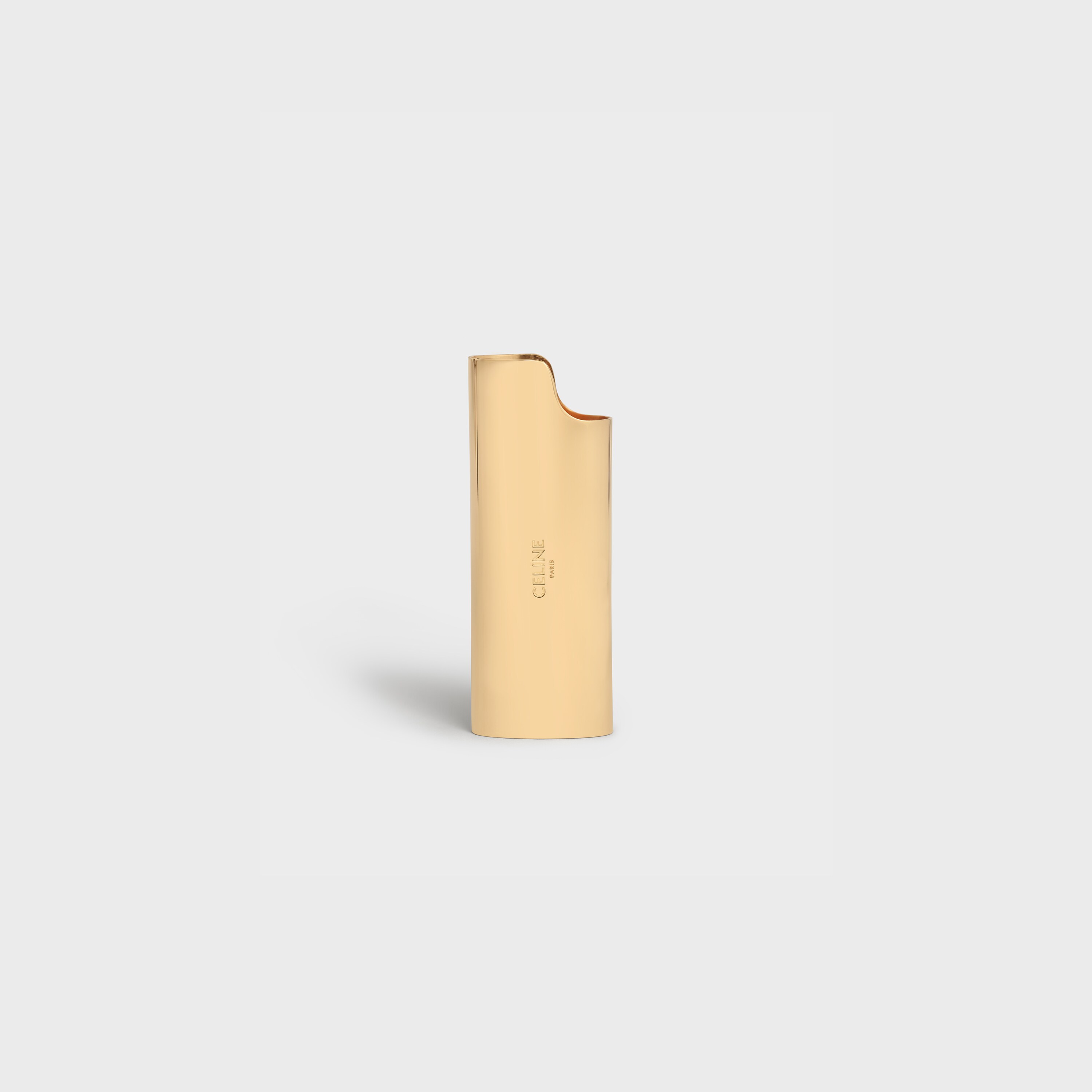 SMALL LIGHTER CASE IN BRASS - GOLD | CELINE