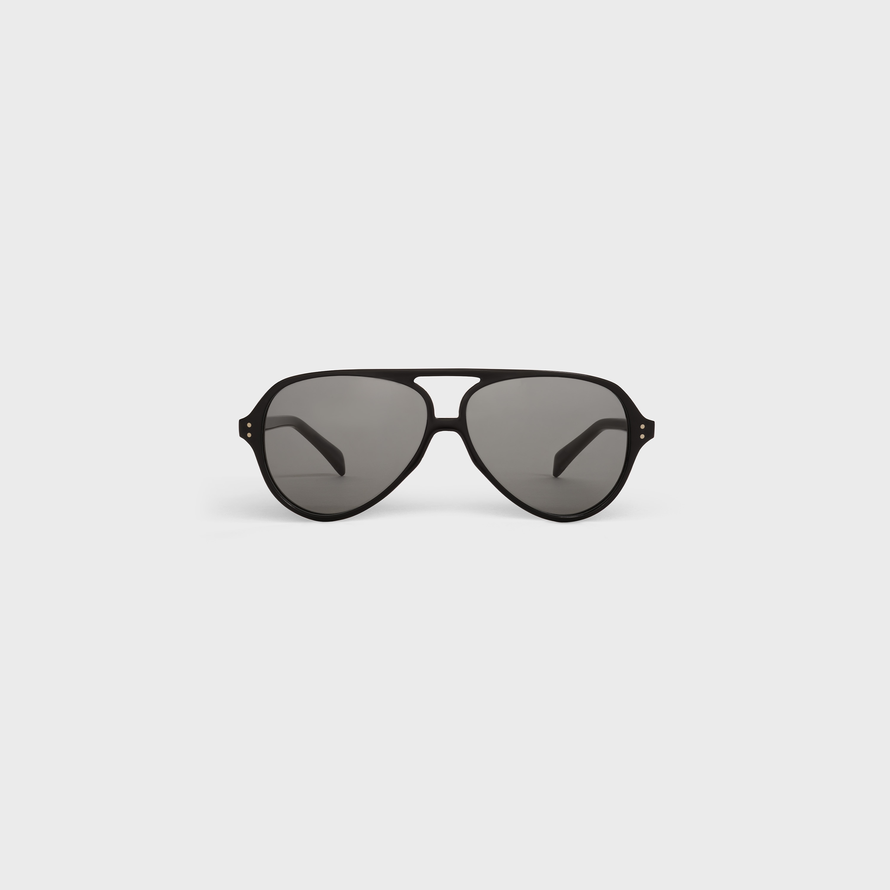 Black Frame 17 Sunglasses in Acetate with Polarized Lenses - null | CELINE