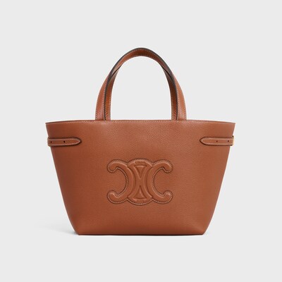 MEDIUM HELOÏSE BAG CUIR TRIOMPHE IN SUPPLE CALFSKIN - TAN | CELINE