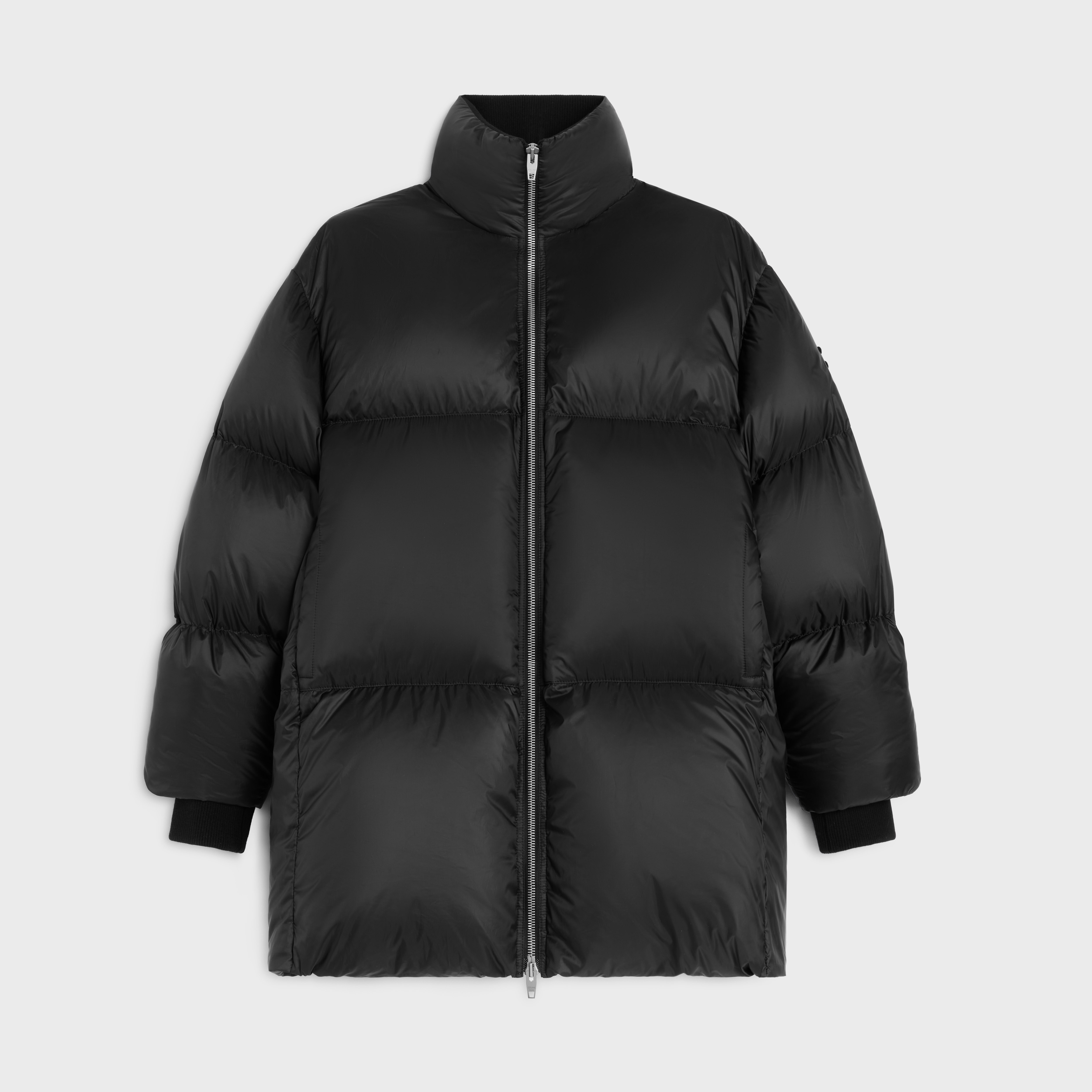 LONG PUFFER JACKET IN LIGHT NYLON - | CELINE