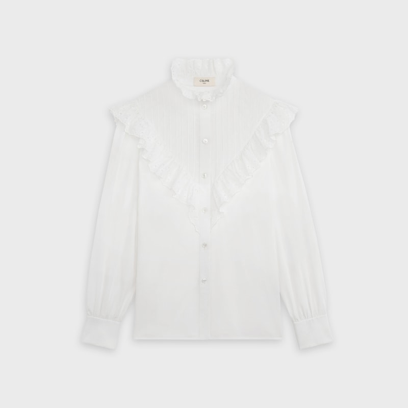 victorian blouse in cotton batiste - null | CELINE