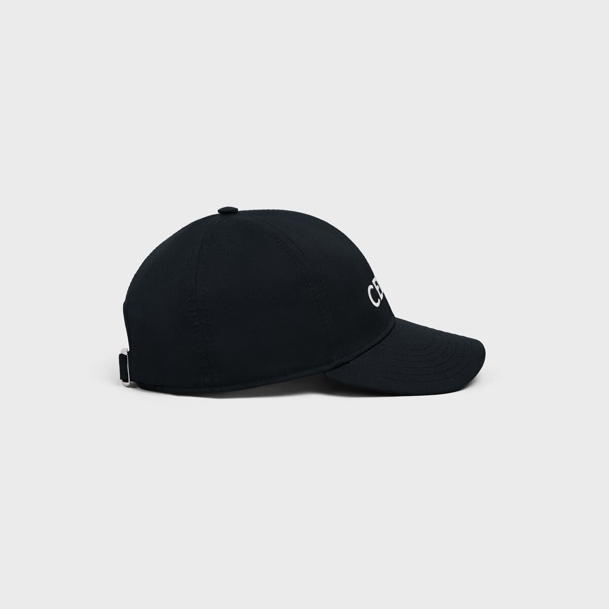 BLACK BASEBALL CAP IN COTTON | CELINE