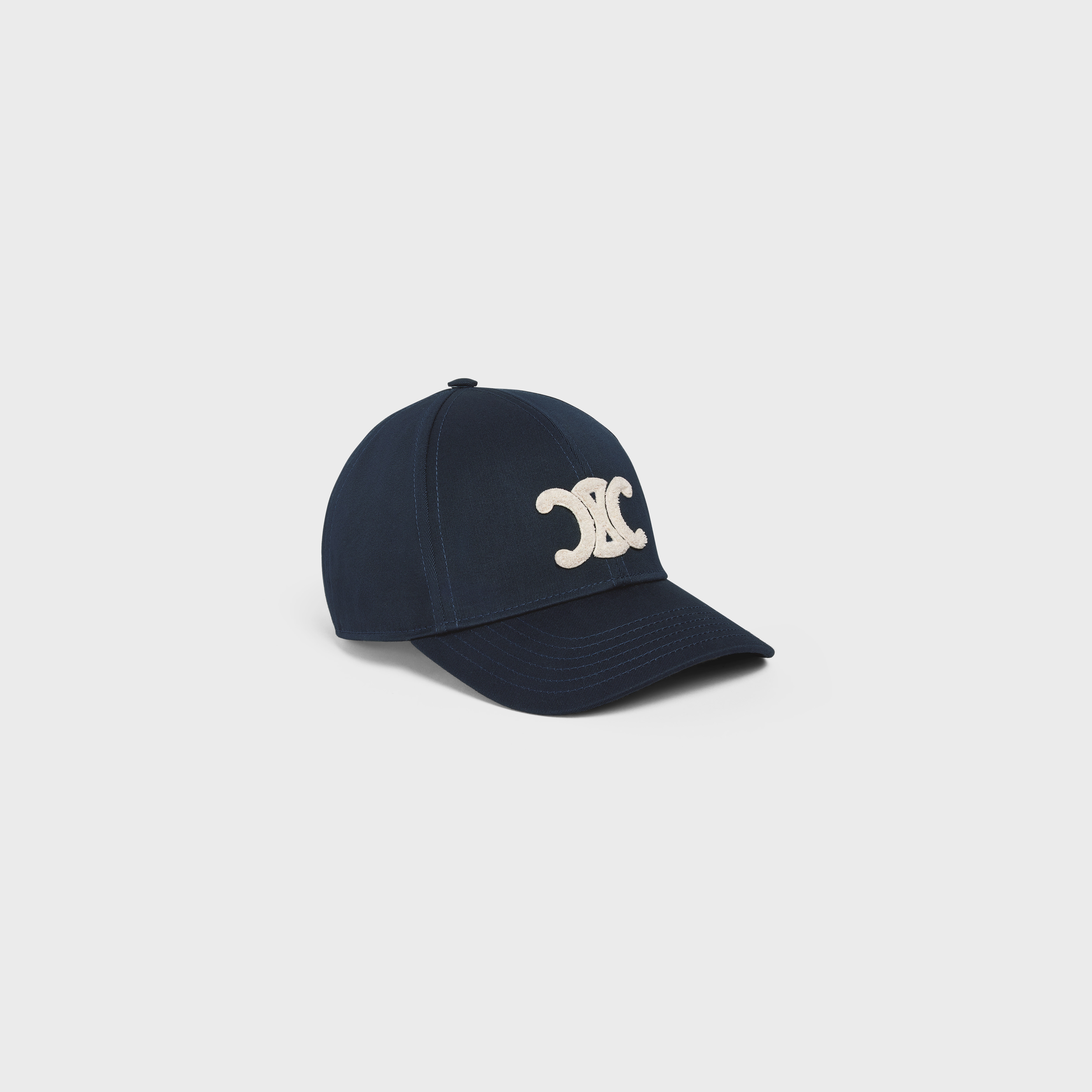 COTTON TRIOMPHE BASEBALL CAP - Navy | CELINE
